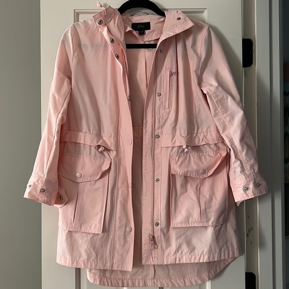 J. Crew | Jackets & Coats | J Crew Ultility Anorak Pink Jacket Xxsp ...